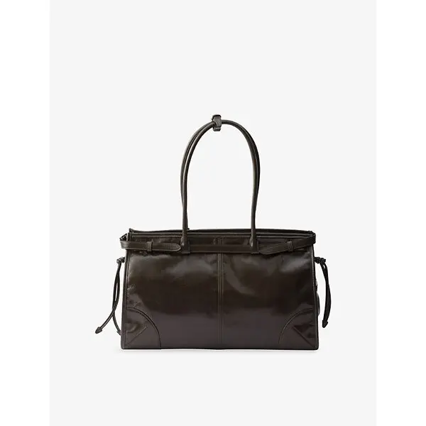 Prada Bonnie Large Leather Handbag - Green