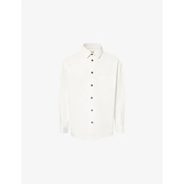 Loewe Anagram-embroidered Cotton Overshirt