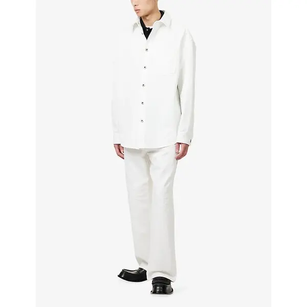 Loewe Anagram-embroidered Cotton Overshirt
