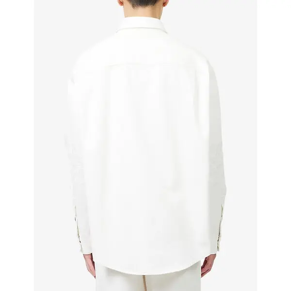 Loewe Anagram-embroidered Cotton Overshirt