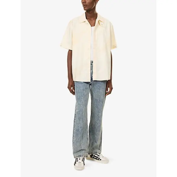 1886 Faded Wash Boot-leg Denim Jeans