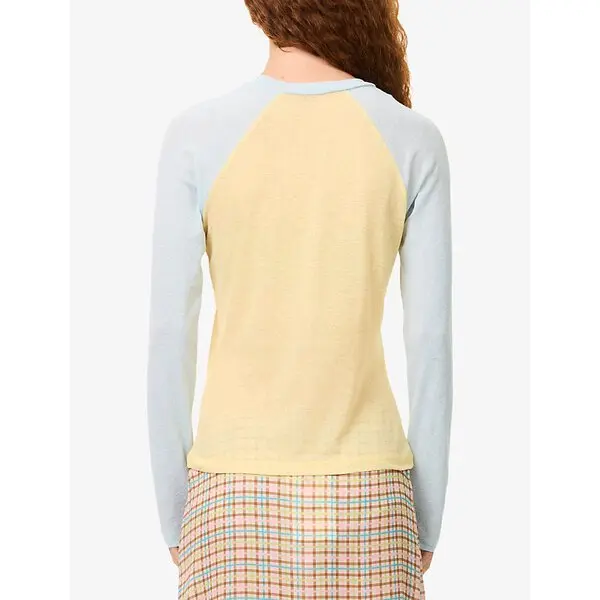 SIEDRES Tilly Two-tone Mesh Top