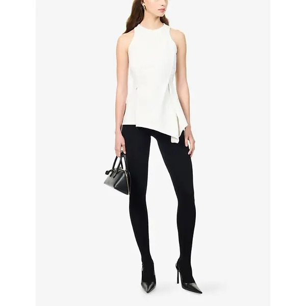 Magda Butrym High-rise Stretch-cotton Tights