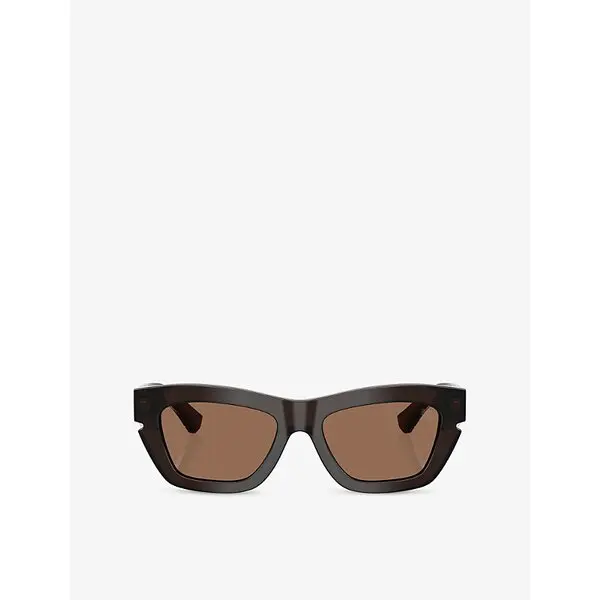 Burberry Cat Eye-frame Acetate Sunglasses - Brown