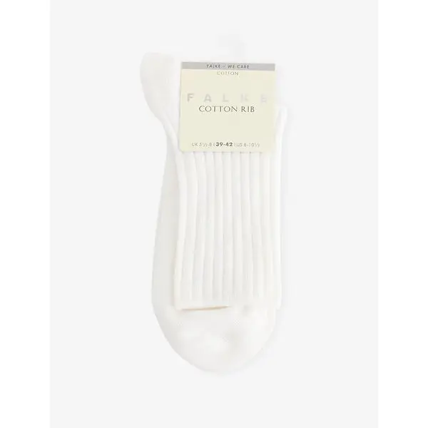 Falke Cotton Ribbed Crew Socks