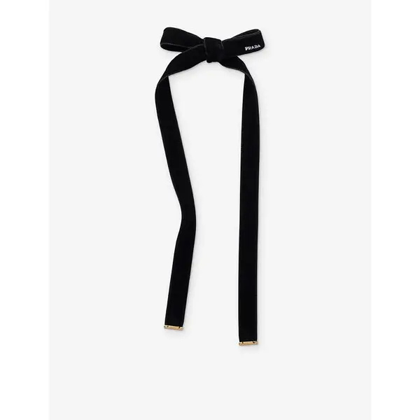 Prada Velvet Hair Clip