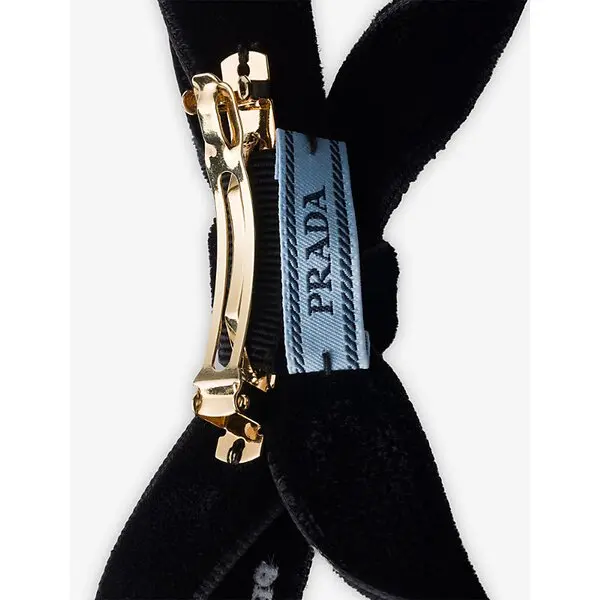 Prada Velvet Hair Clip