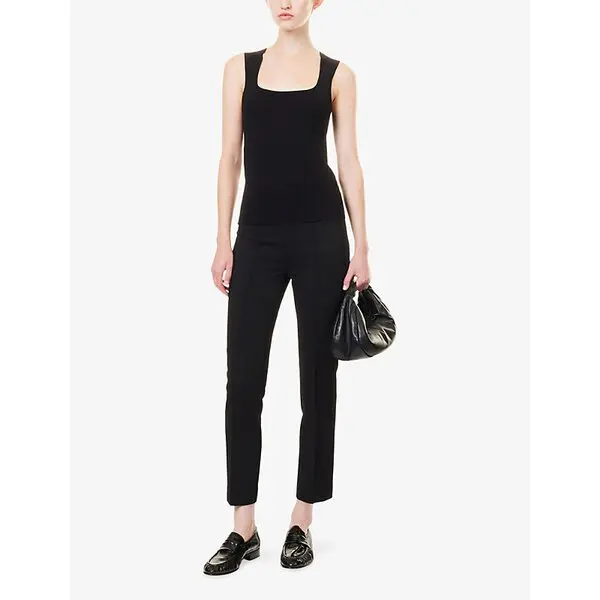ROHE FRAMES Square Neck Bustier Knitted Top