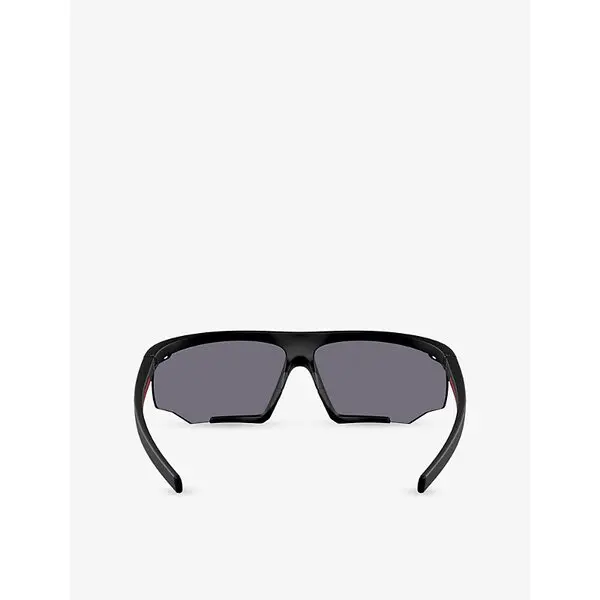 Prada Ps 07ys Irregular-frame Nylon Sunglasses