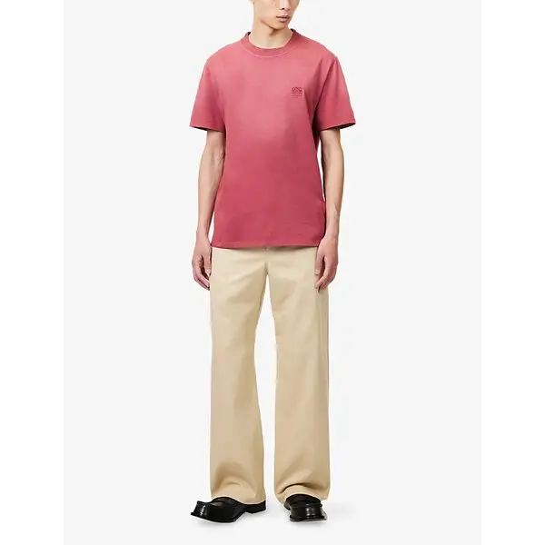 Loewe Anagram-embroide Cotton T-shirt