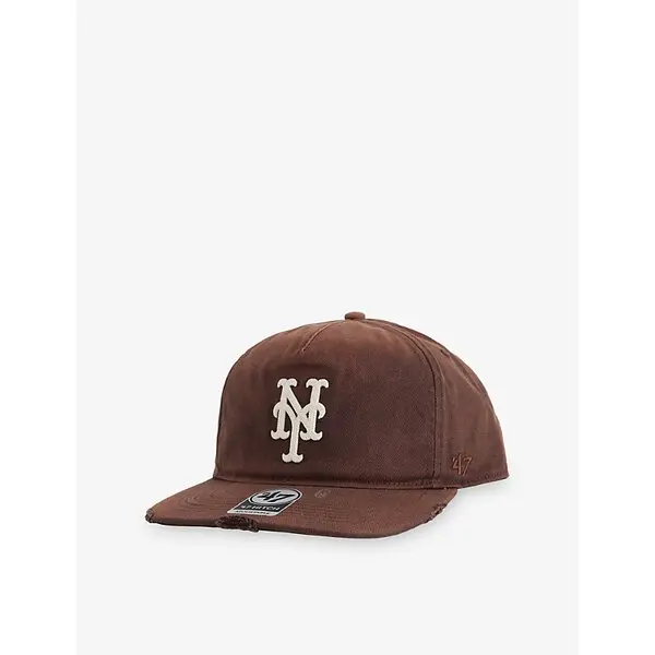 REPRESENT Embroidered-logo Ny Cotton Baseball Cap