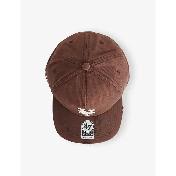 REPRESENT Embroidered-logo Ny Cotton Baseball Cap