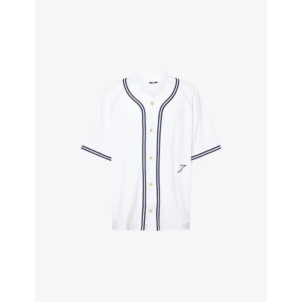 Jacquemus Contrast-trim Cotton-blend Shirt