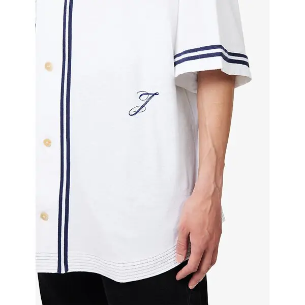 Jacquemus Contrast-trim Cotton-blend Shirt