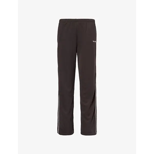 SPORTY & RICH Serif Logo Retro Woven Jogging Bottoms
