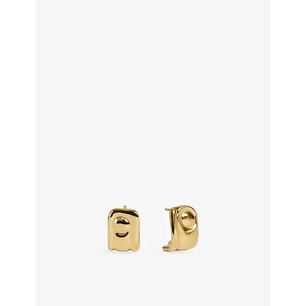Monica Vinader Amaia Small 18ct Yellow- Vermeil Hoop Earrings - Gold