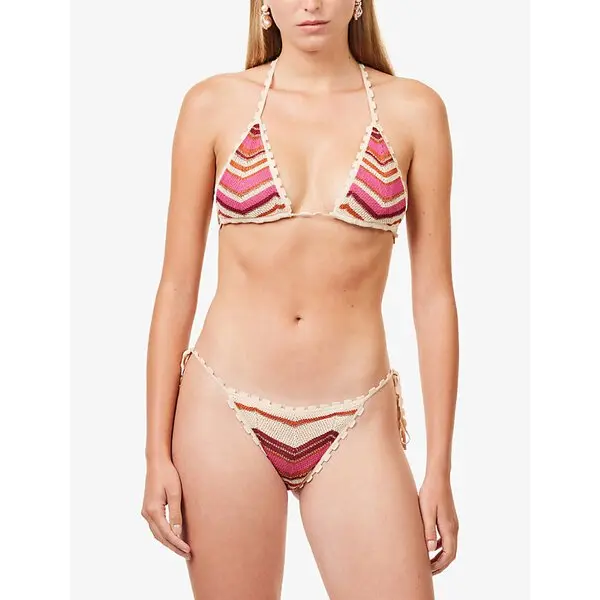 Devon Windsor Aida Knitted Bikini Top