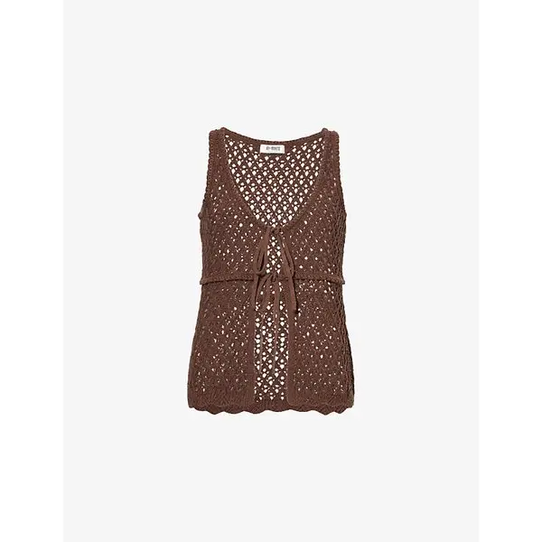 4TH & RECKLESS Katerina Crochet Knit Top