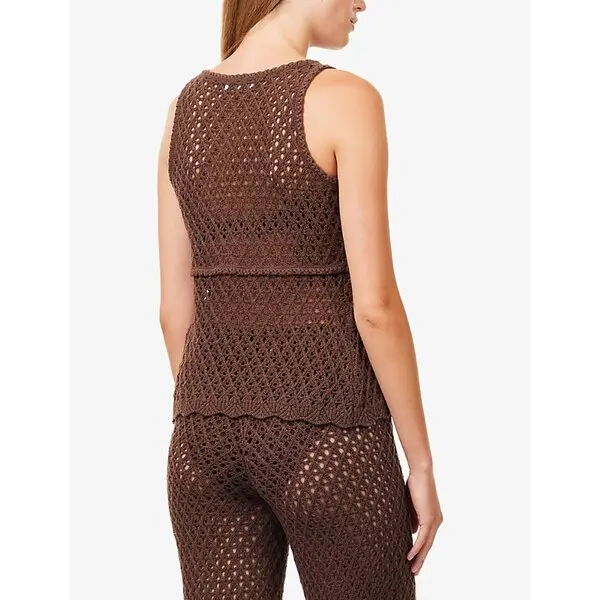 4TH & RECKLESS Katerina Crochet Knit Top