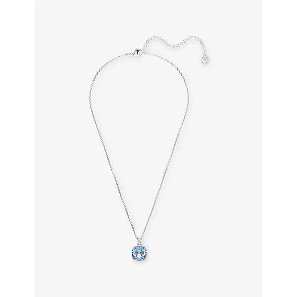 SWAROVSKI Millenia Rhodium-plated Crystal Pendant Necklace - Blue