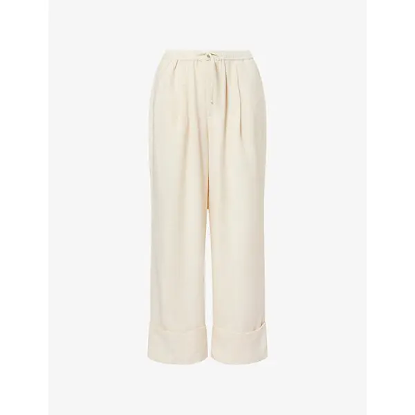 THE COUTURE CLUB Deep Hem Woven Trousers