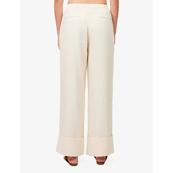 THE COUTURE CLUB Deep Hem Woven Trousers
