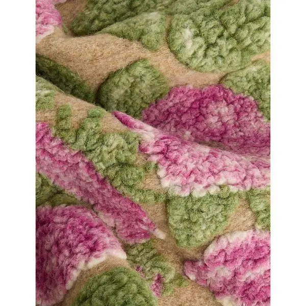 ARTFEENA 3d -pattern Wool-blend Blanket 183cm X 153cm