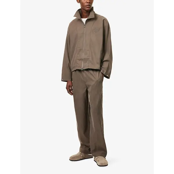 THE COUTURE CLUB Funnel-neck Zip-through Woven Jacket