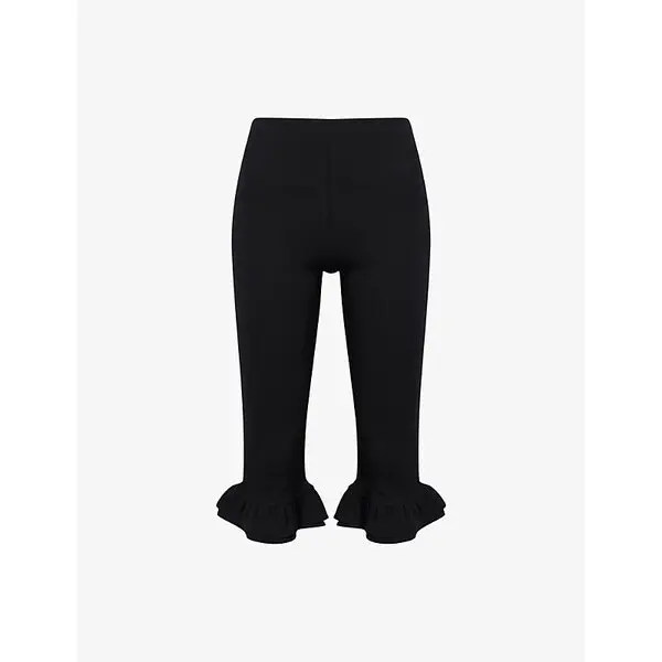 Jacquemus Le Playa Frilled Jersey Bermuda Shorts