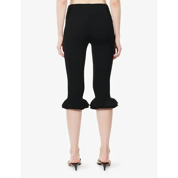 Jacquemus Le Playa Frilled Jersey Bermuda Shorts
