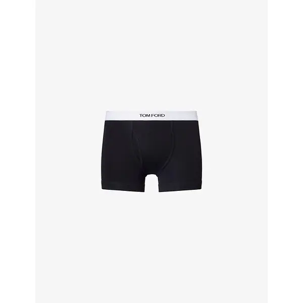 TOM FORD Logo-waistband Cotton-jersey Boxer Briefs Xxl