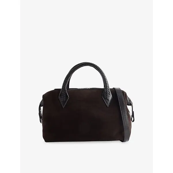 METIER Vérité City Small Suede Top-handle Bag