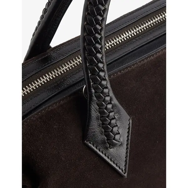 METIER Vérité City Small Suede Top-handle Bag