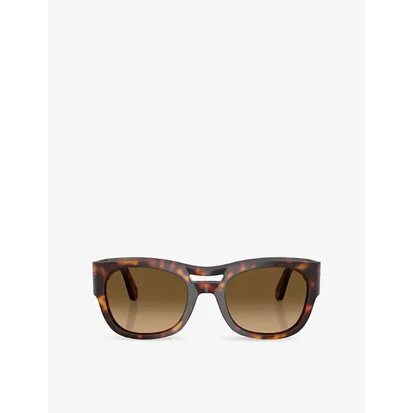 Persol Po0064s Pillow-frame Acetate Sunglasses