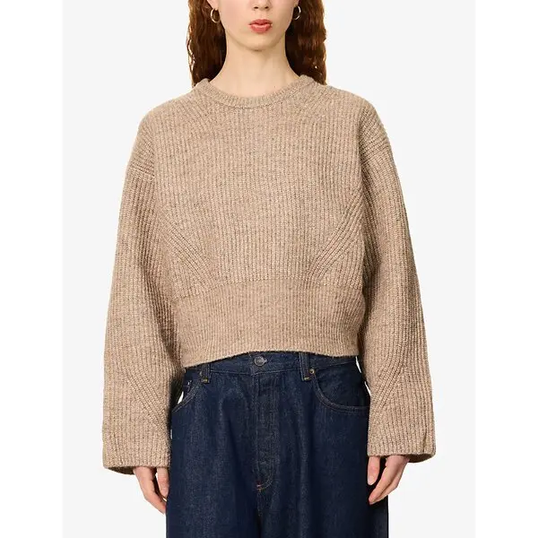 Good American Rib Knitted Jumper - Dusk