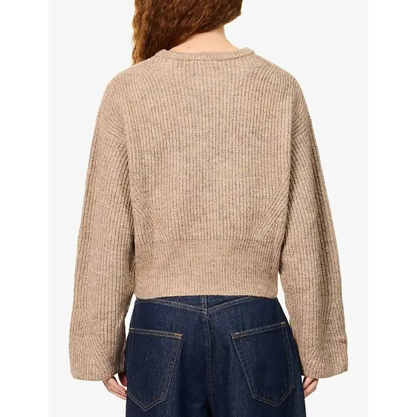 Good American Rib Knitted Jumper - Dusk