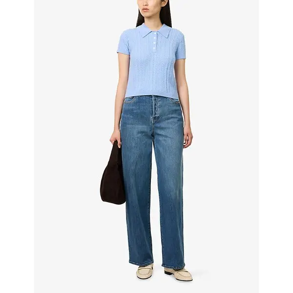 Good American Vintage Wide-leg Denim Jeans