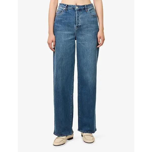 Good American Vintage Wide-leg Denim Jeans