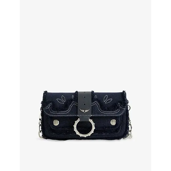 Zadig&Voltaire Kate Denim Cross-body Wallet