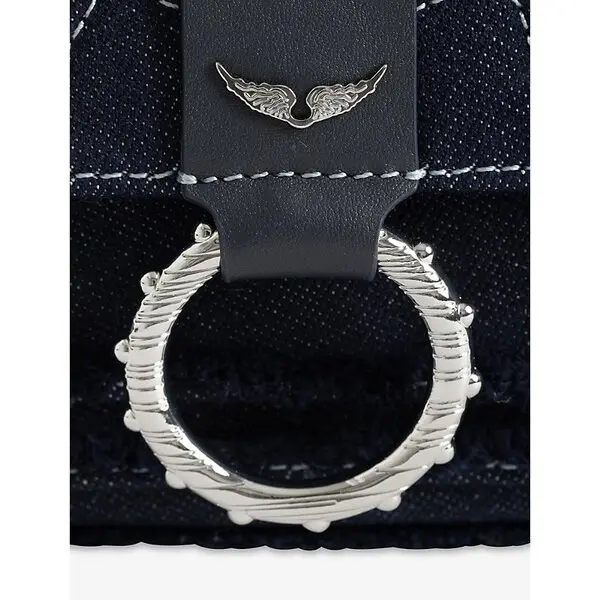 Zadig&Voltaire Kate Denim Cross-body Wallet