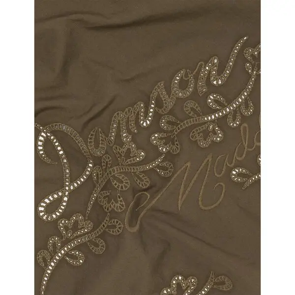 DAMSON MADDER Embroidered Cotton Headscarf