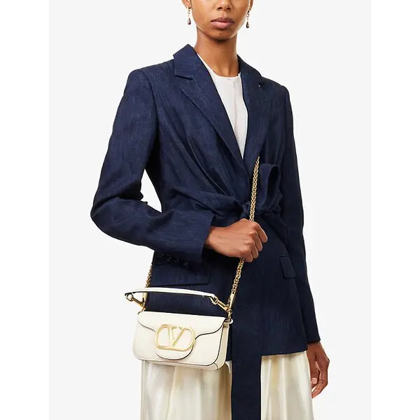Valentino Garavani Locò Small Leather Shoulder Bag