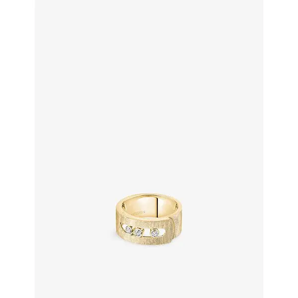 Messika Move Noa Gold And Diamond Ring - Yellow