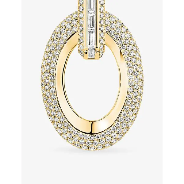 Messika 18ct Gold And Diamond Drop Earrings
