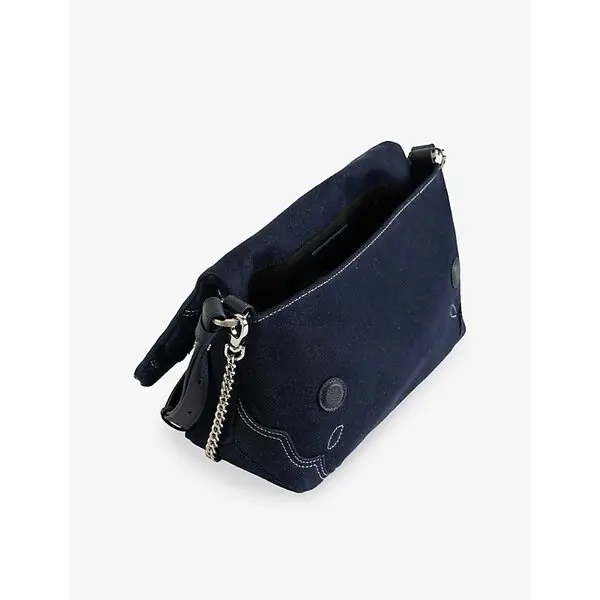 Zadig&Voltaire Rocky Ii Denim Shoulder Bag