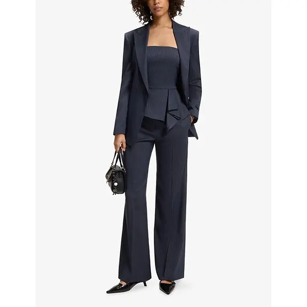 Hugo Woven Pinstriped Trousers