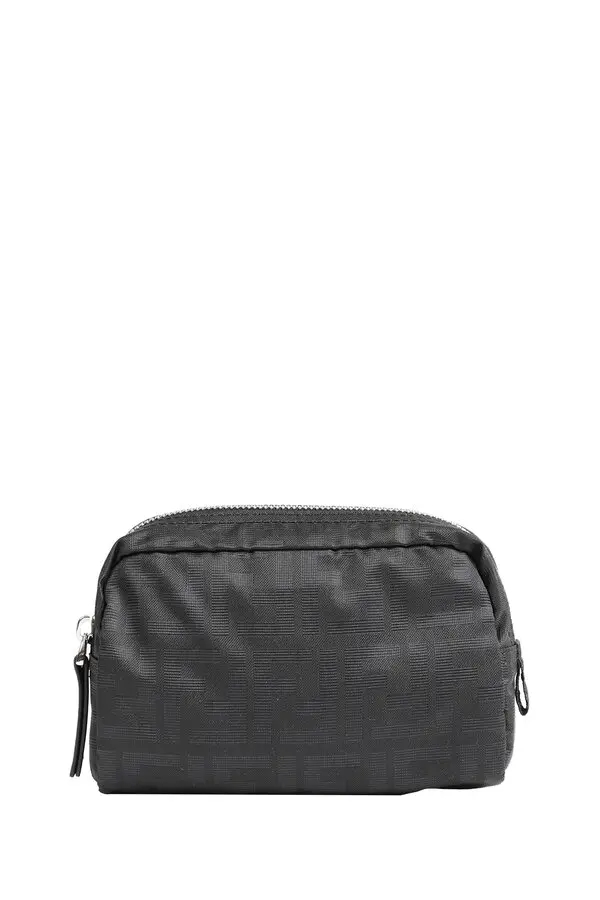Fendi Micro Ff Zucca Toiletry Case - Black