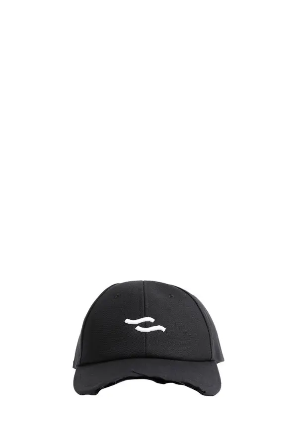 SSHEENA Cotton Canvas Baseball Cap - Black