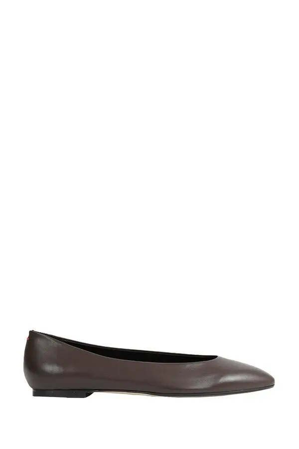 AeydĒ Ellie Nappa Almond-toe Flats