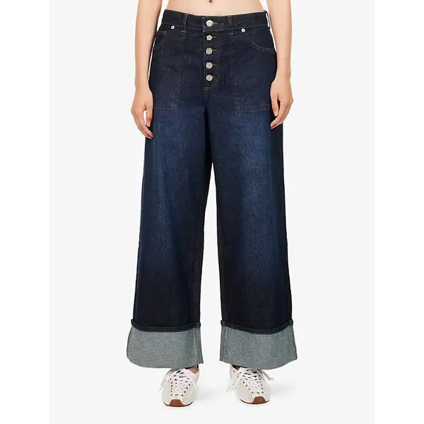 DAMSON MADDER Gigi Wide-leg Denim Jeans